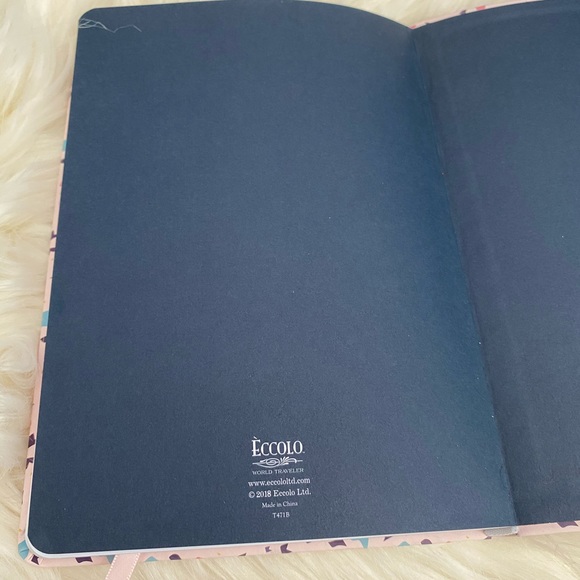 Eccolo | Office | Pink Journal Note Book New Without Tags | Poshmark